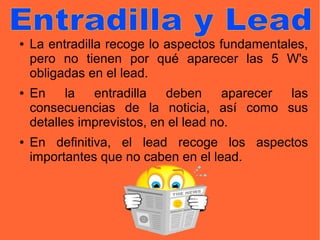Del uso de la Entradilla en los textos periodísticos informativos e ...