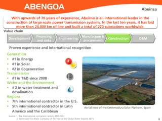 Abengoa Abeinsa's Corporate Presentation | PPT