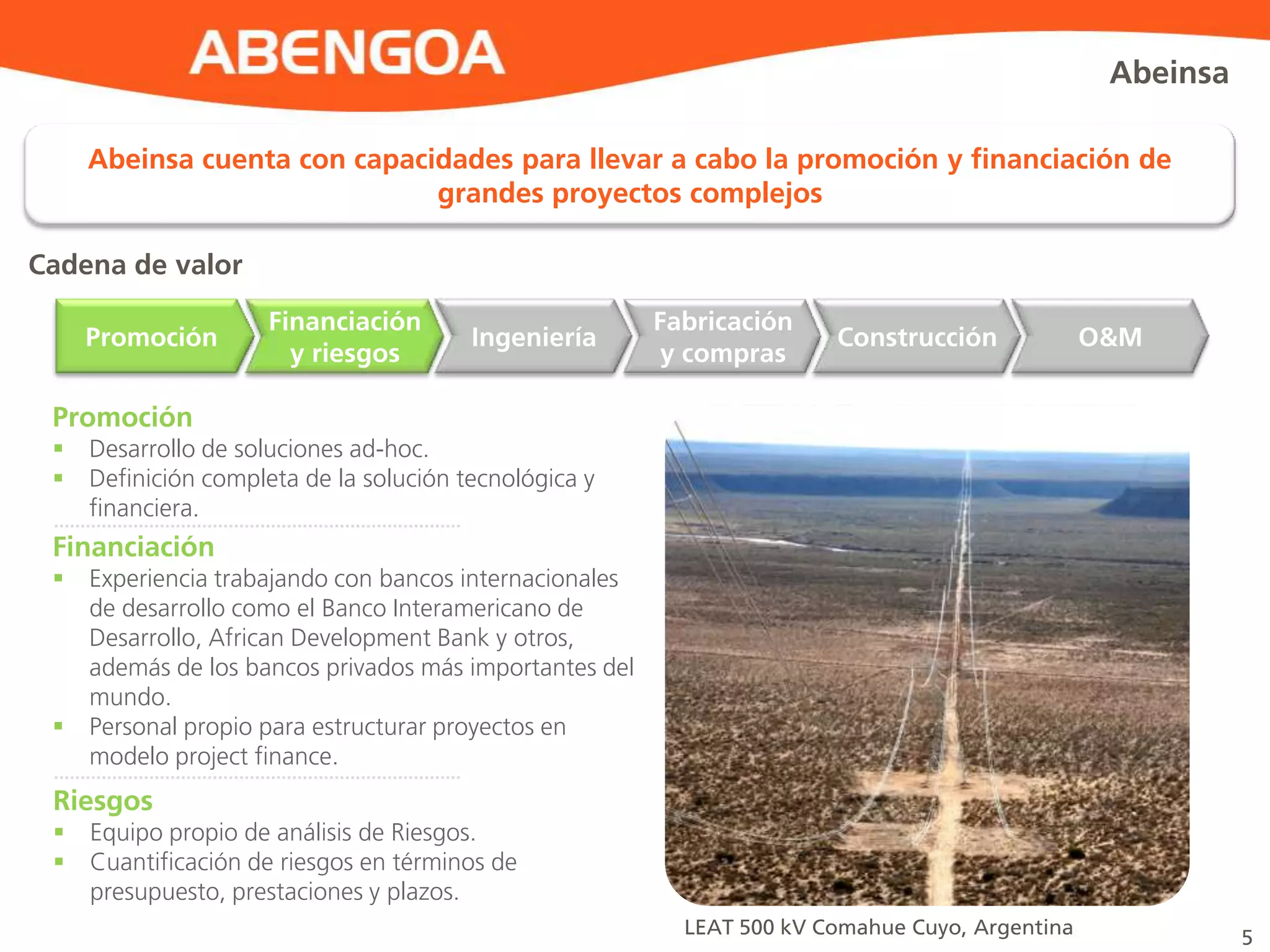 Presentación Corporativa de Abengoa Abeinsa. | PPT