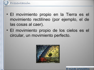 Presentación Cosmología de Aristóteles | PPT