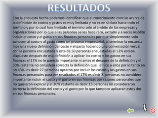 Presentación costos y gastos | PPTX
