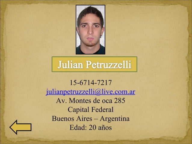 Presentación Curriculum Vitae. | PPT