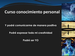 Presentación curso conocimiento personal | PPTX