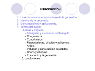 Presentación curso geometria | PPT