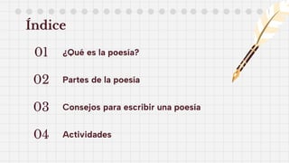 Presentación de 6 grado Español: la poesia | PPTX