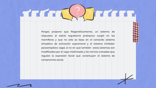 Aspectos fundamentales de la teoria polivagal de Porges | PPT
