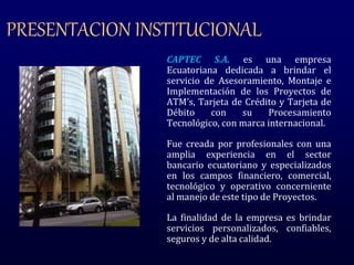 Presentación de captec s.a. v2 | PPSX