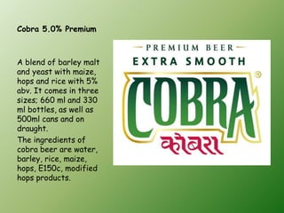 Presentación de cobra beer | PPT
