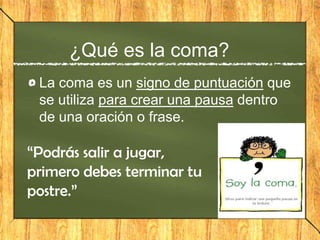 Presentación de coma | PPTX