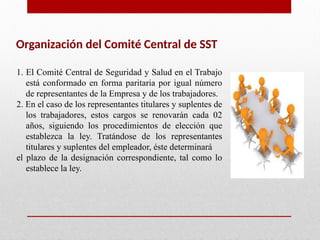 Presentación de Comité de SEGURIDAD Y SALUD EN EL TRABAJO | PPTX