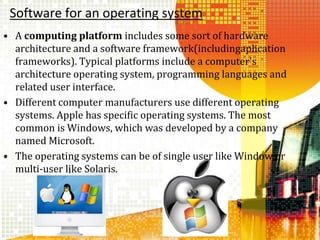 Operating Systems | PPT
