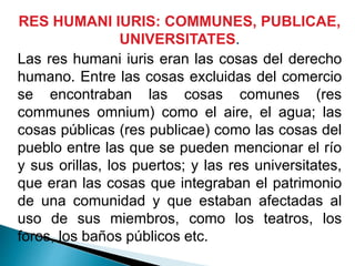 Derechos reales en derecho romano | PPTX