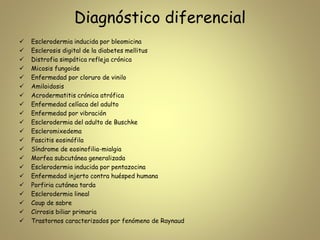 Presentación de esclerosis sistémica. | PPTX