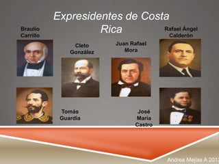 Presentación de expresidente de Costa Rica | PPTX