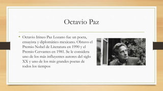 Presentación de Octavio Paz .pptx