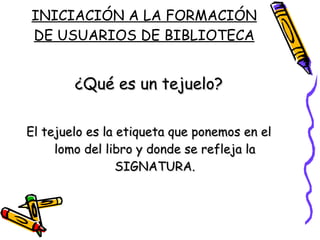 Presentación de la biblioteca | PPS