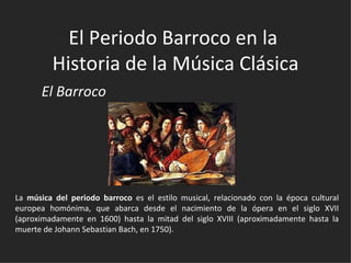 Presentación del barroco III | PPT