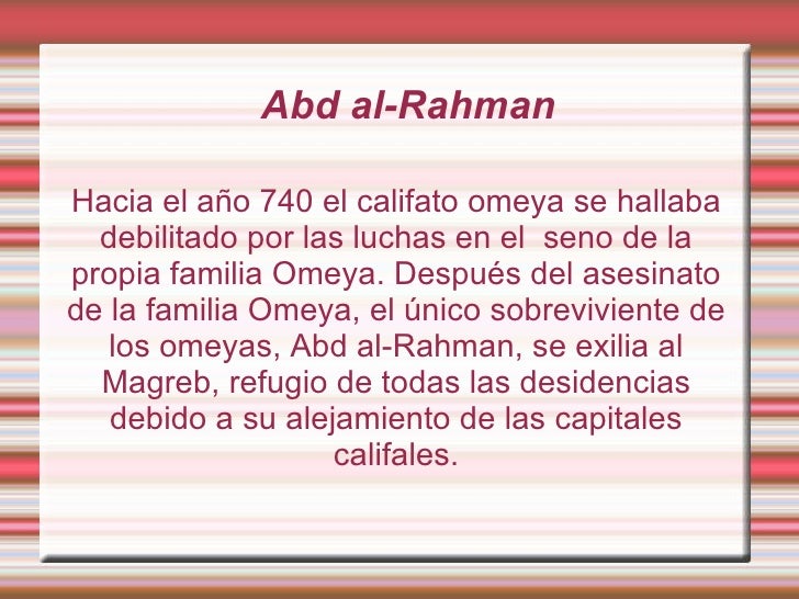 Presentación del califato omeya