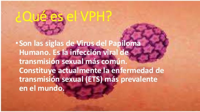 Presentación del vph