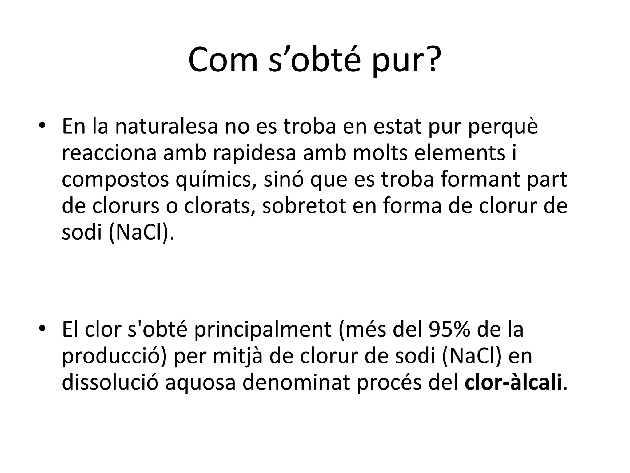 el clor | PPTX