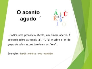Presentación de os acentos. | PPSX