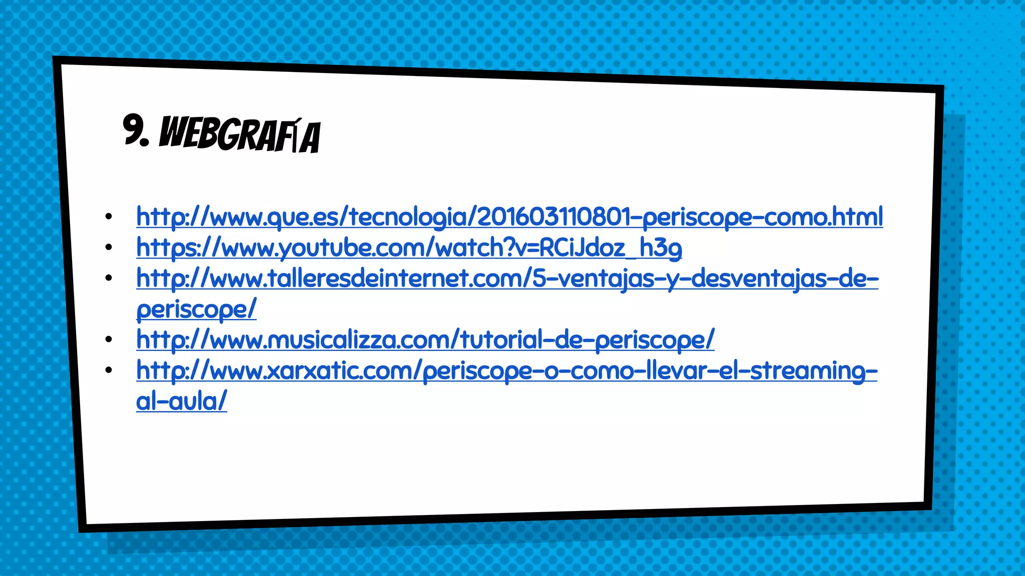 Presentación de periscope | PPTX