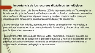 Los recursos didacticos. | PPTX