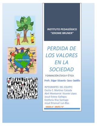 Perdida de Valores en la Sociedad | DOCX