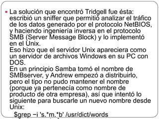 Presentación de Samba | PPTX