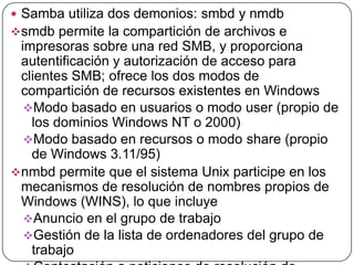 Presentación de Samba | PPTX