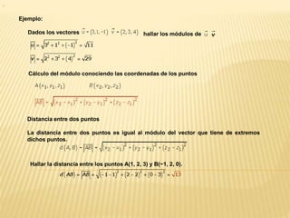 Presentación de vectores | PPTX
