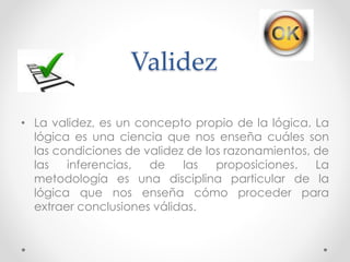 Validez y Confiabilidad | PPTX