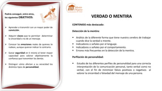 Curso intensivo - Verdad o Mentira | PDF