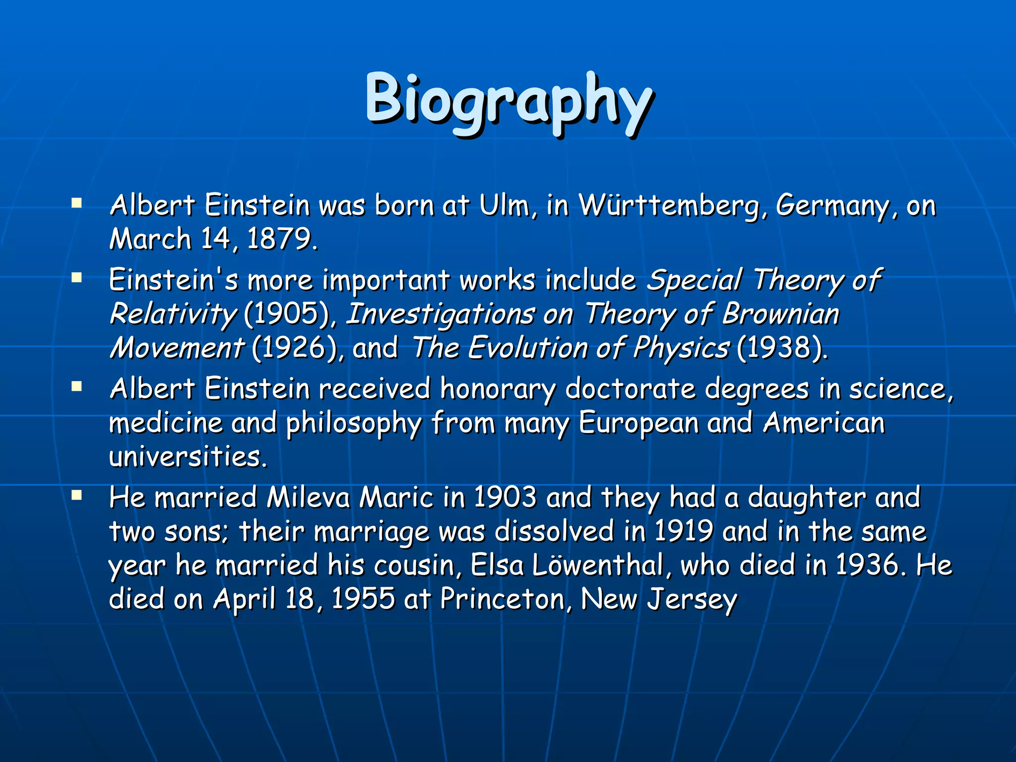 Einstein | PPT