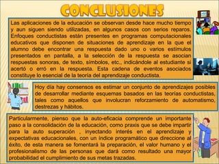 Presentación Aprendizaje desde la Perspectiva Conductista | PPT