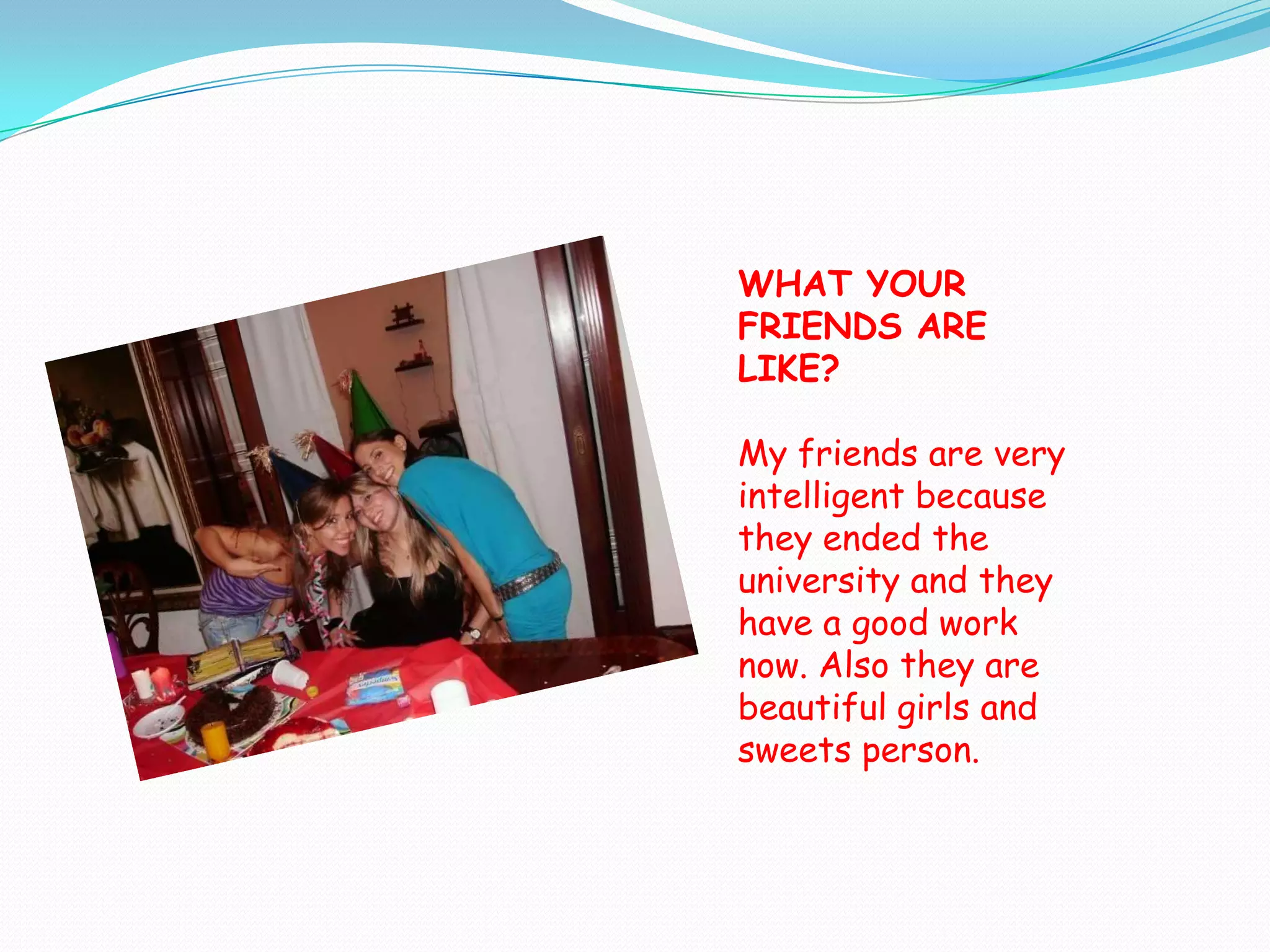 Presentation english circle friends | PPTX