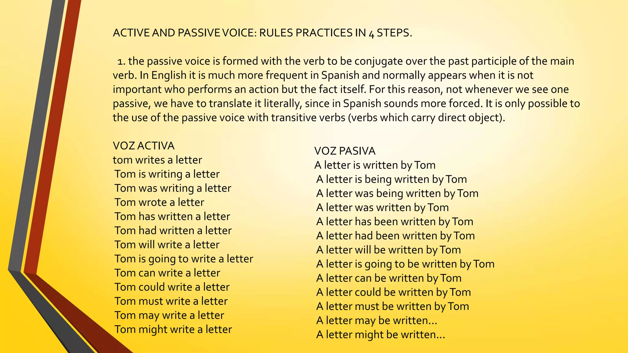present simple passive | PPTX | Education