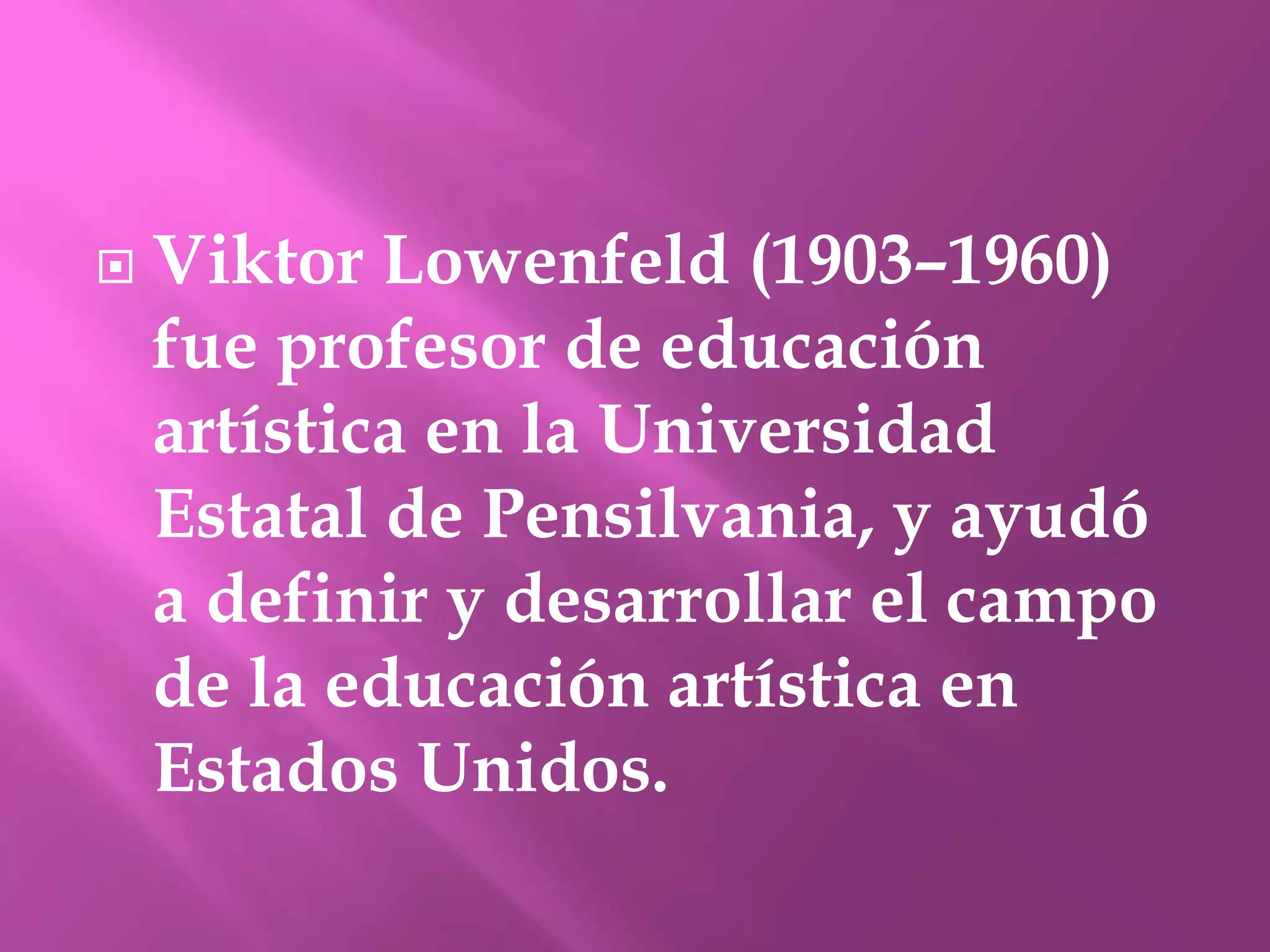 Presentación Etapas del Dibujo Infantil Lowenfeld | PPSX