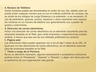 Presentación etiqueta en la mesa y empresarial | PDF