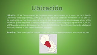 Departamento de Presidente Hayes | PPTX