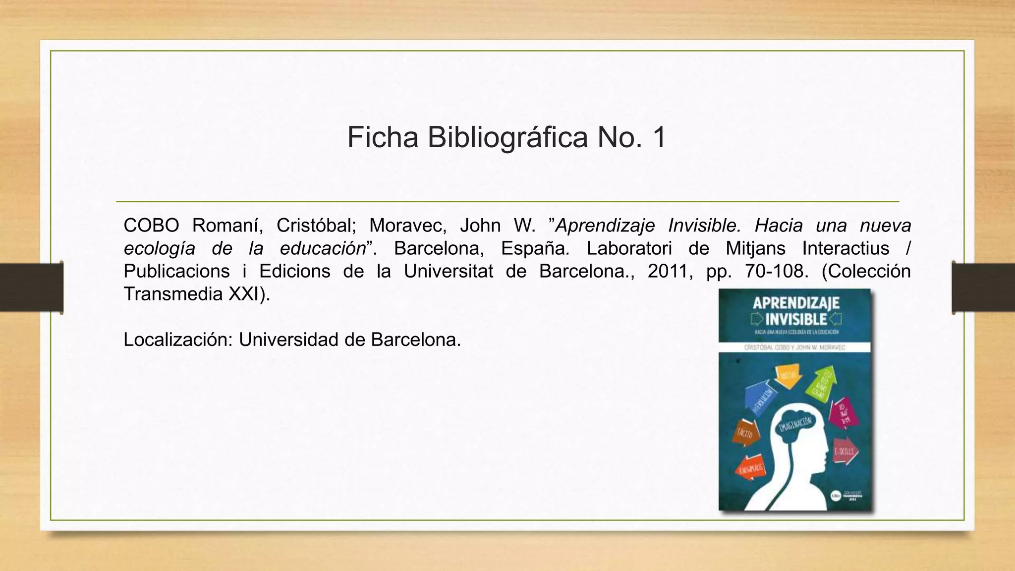 Presentación fichas bibliográficas_Yanet Meza Pérez_Alejandra Camacho ...
