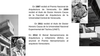 Vida y Obra del Arquitecto Venezolano Fruto Vivas | PDF