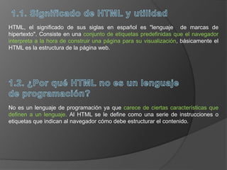 Presentación html | PPTX