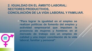 Igualdad entre Hombres y Mujeres: Legalidad y Realidad Laboral | PPTX