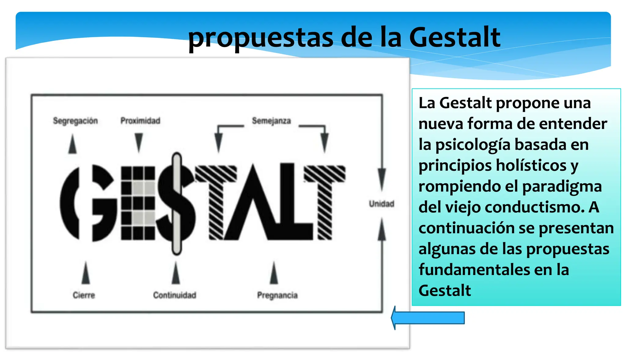 Presentación la GESTALT teoría y principios | PPTX