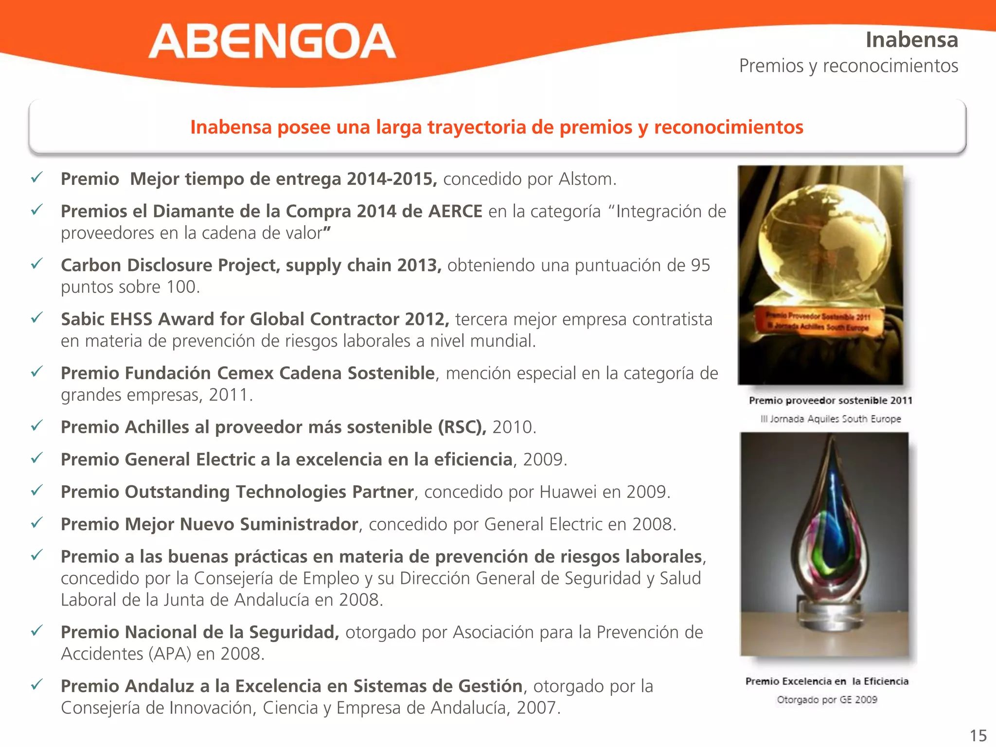 Abengoa Inabensa - Presentación corporativa | PDF