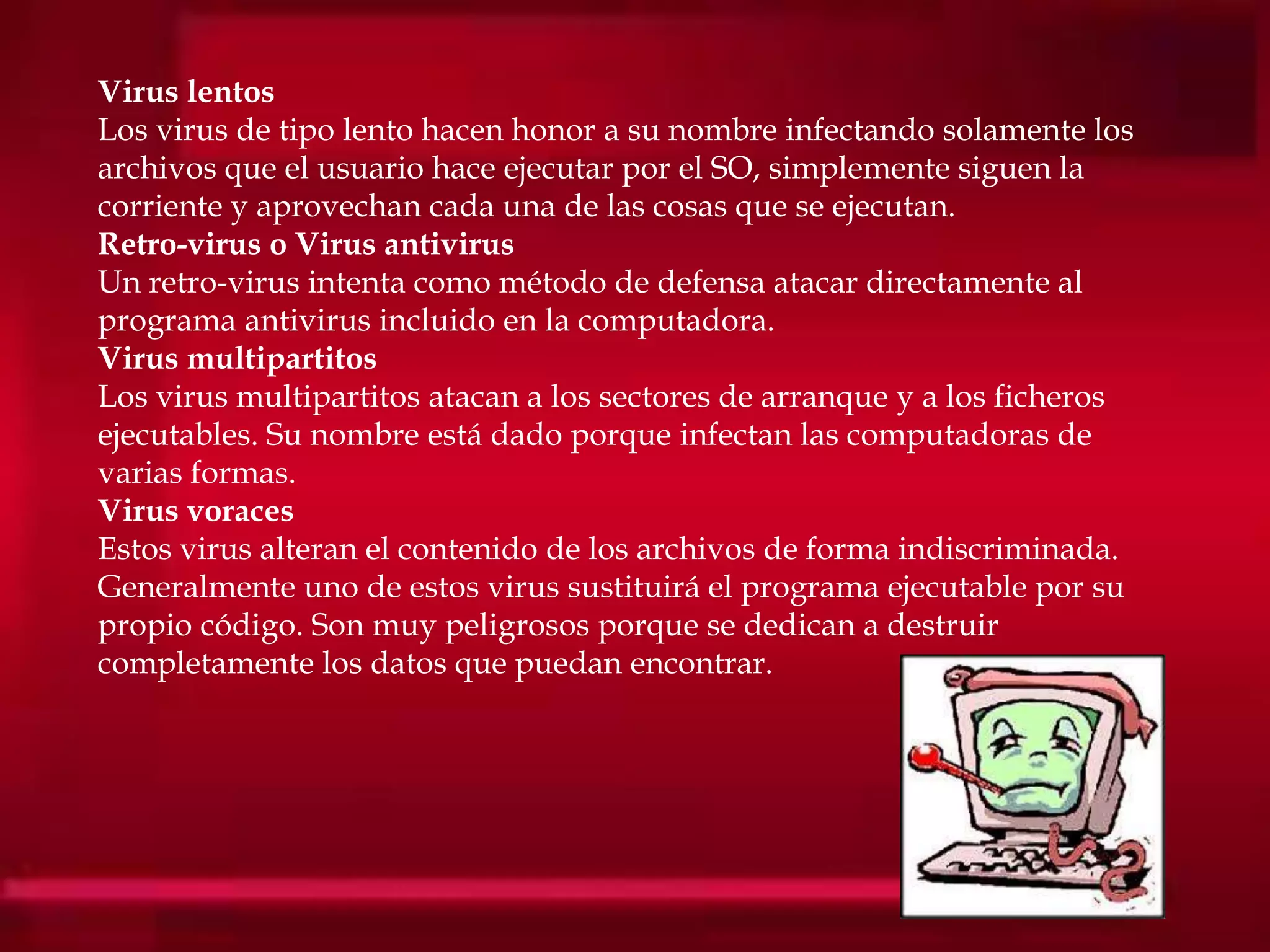 tipos de virus informaticos | PPTX