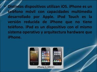 Presentación ios | PPTX