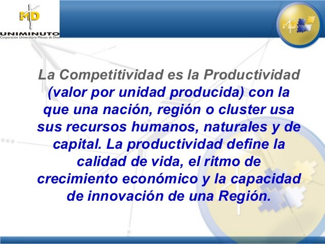 La Competitividad Y Sus Claves - creditotatho