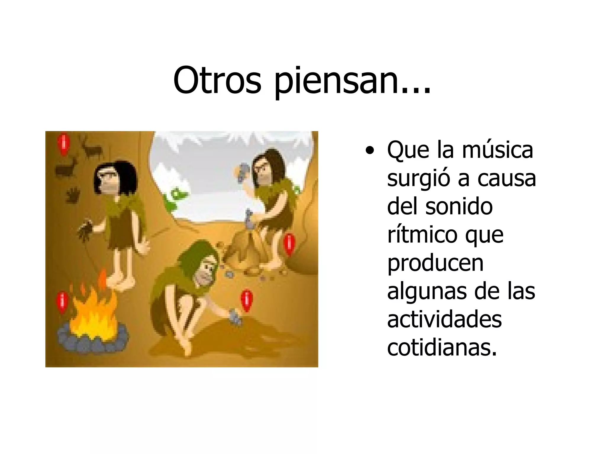 Presentación la música en la prehistoria | PPT | Musicals | Genres